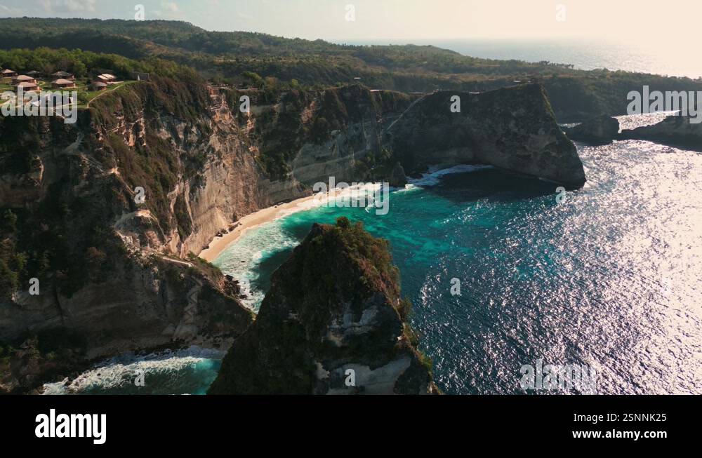 Scenery Landscape Of Diamond Beach On Nusa Penida Island In Bali ...