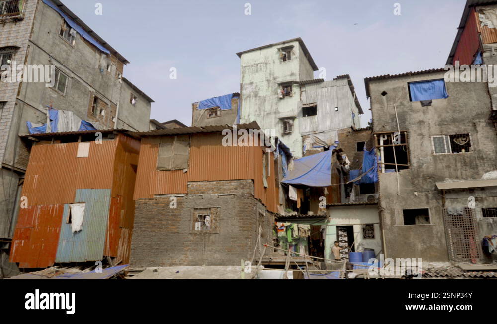Slum housing residential, Mumbai, India, Editorial Use 02 Dec 2024 ...
