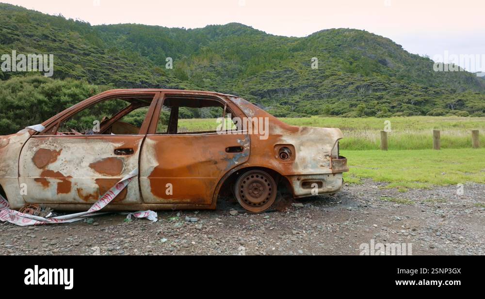 Burnt out wreck Stock Videos & Footage - HD and 4K Video Clips - Alamy