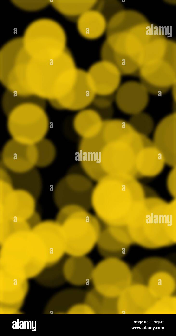 A calming loop of soft bokeh orbs gently swaying in a serene background ...