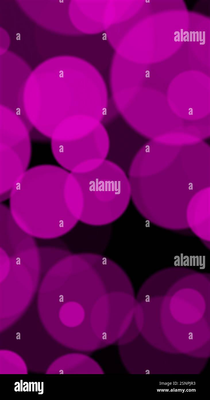 A calming loop of soft bokeh orbs gently swaying in a serene background ...