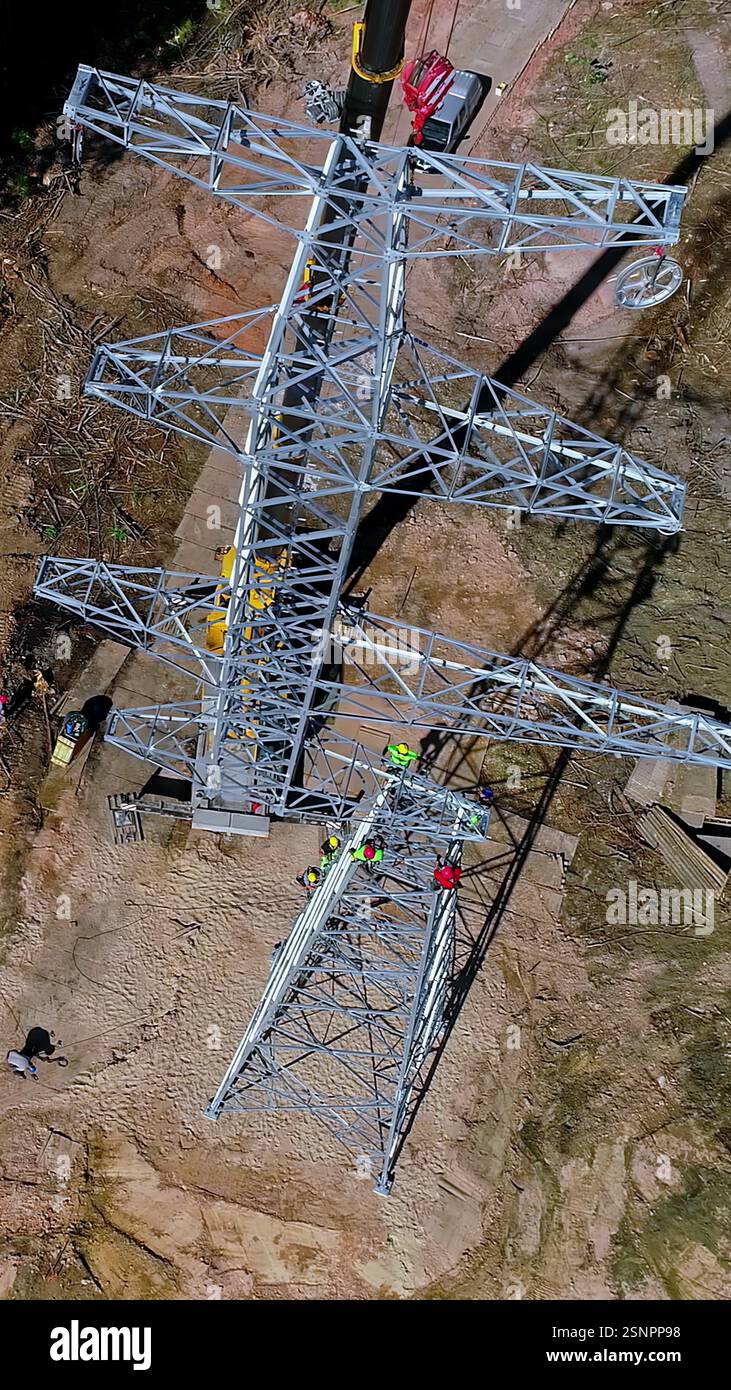 Crane lifting steel utility pole Stock Videos & Footage - HD and 4K ...