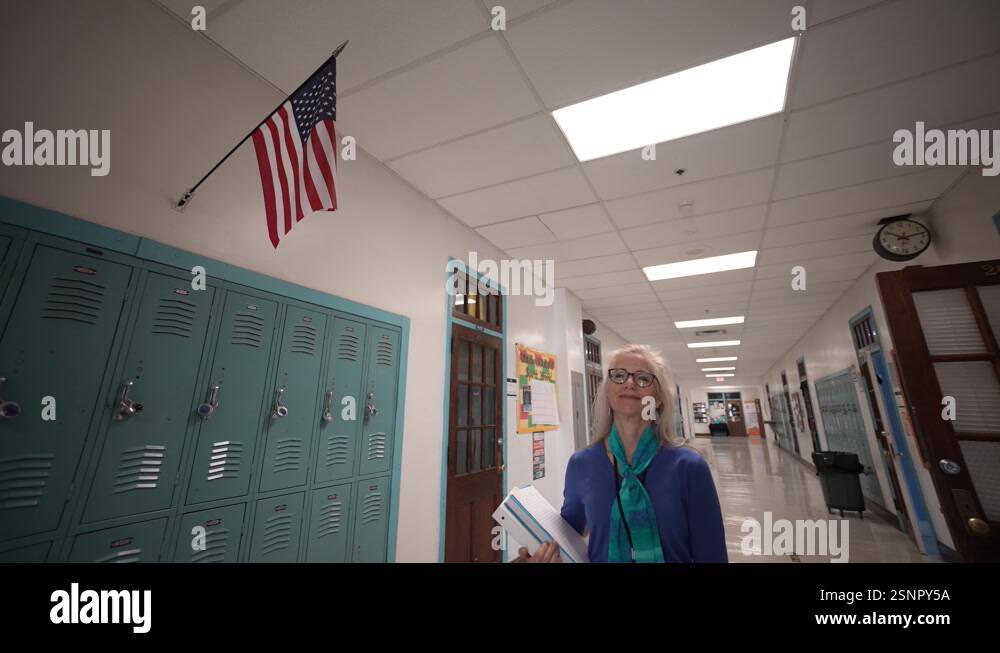 Middle school students at lockers Stock Videos & Footage - HD and 4K ...