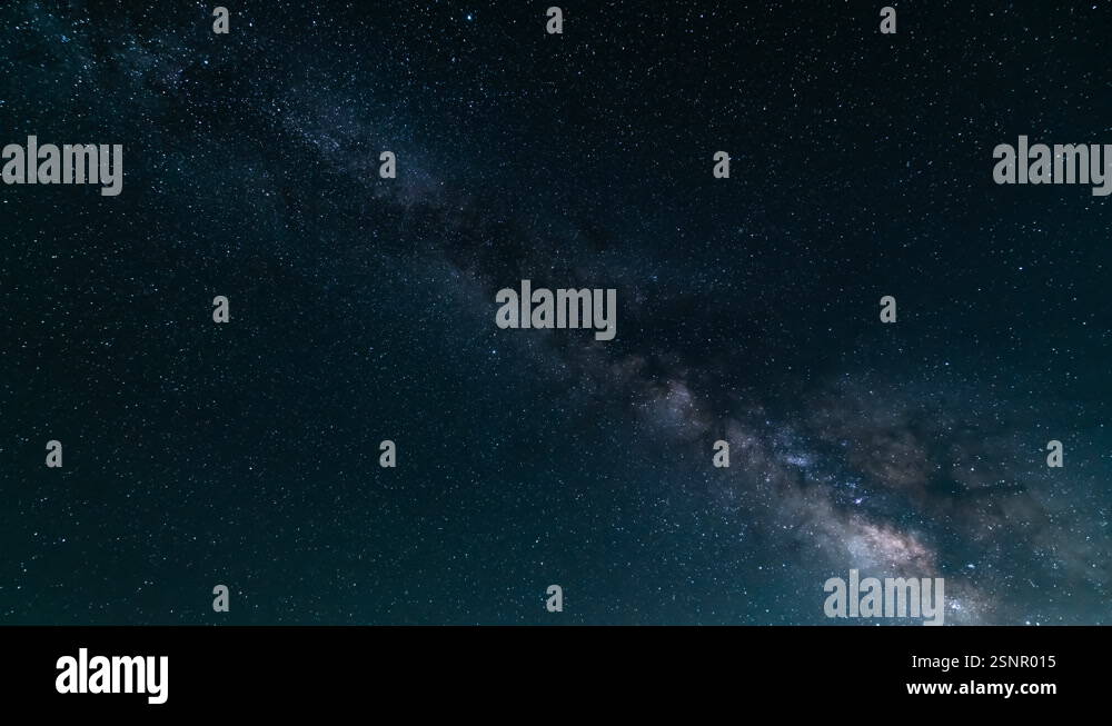 Milky Way Galaxy Stargazing Summer 8K Time Lapse Astrophotography Stock ...