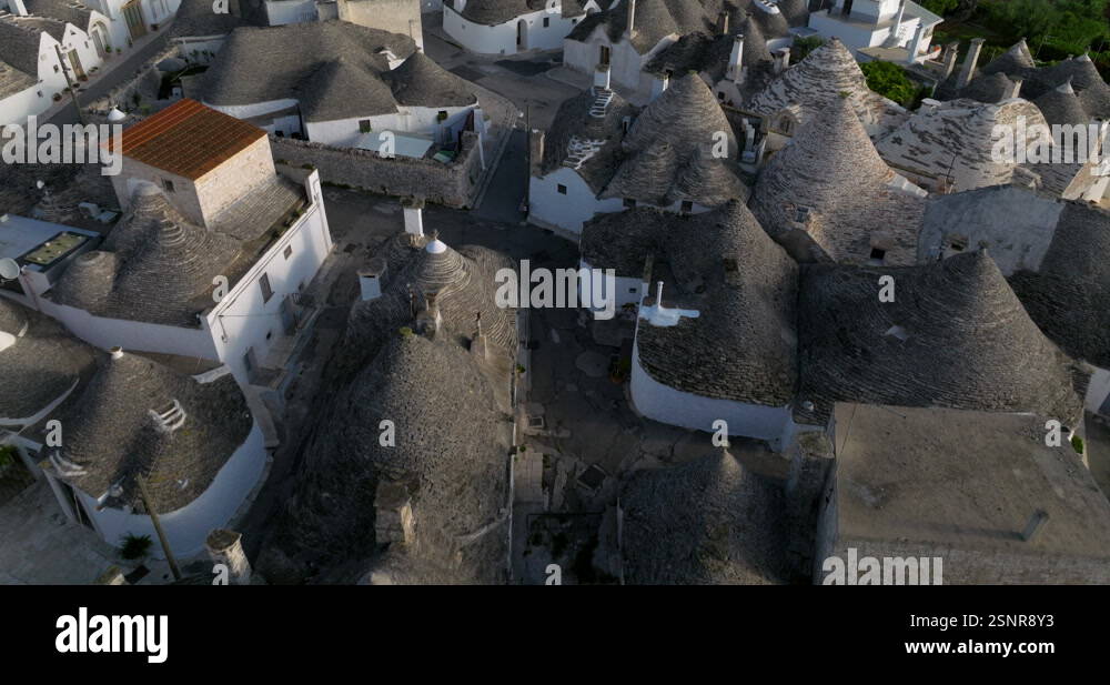 Above View Of The Cone-shaped Stone Houses During Early Morning In ...