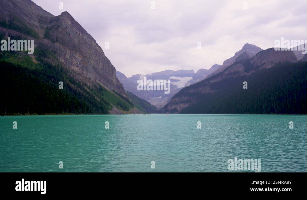 Peaceful Lake Louise in Banff, Canada with Turquoise Waters and a View ...