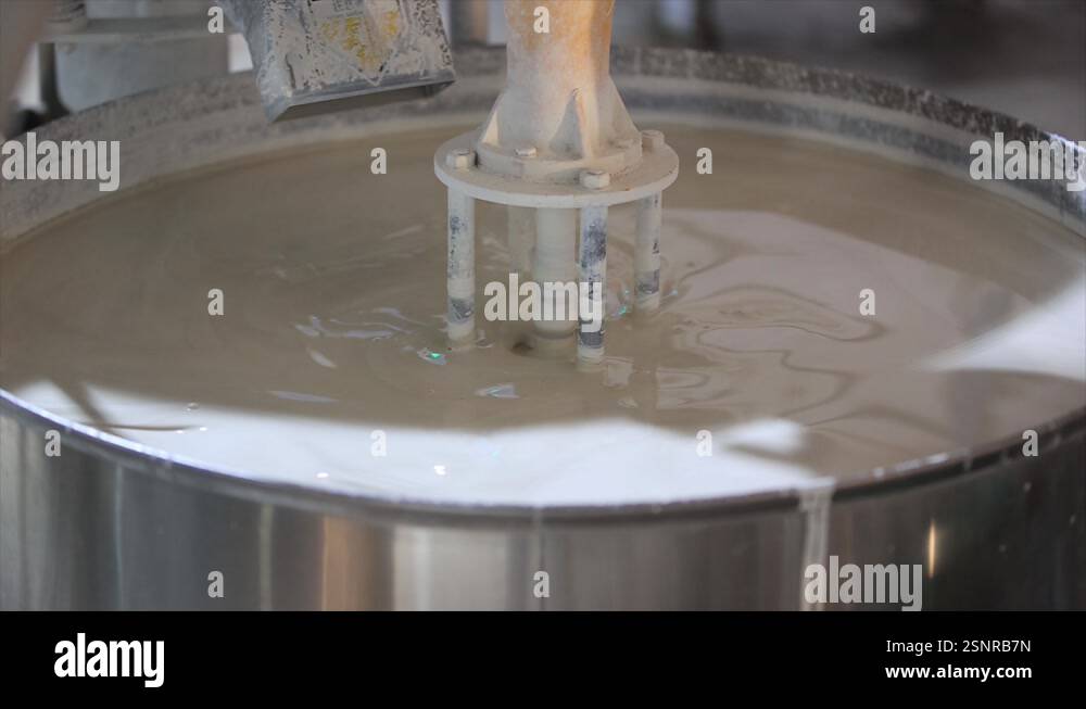 A tiles slurry are prepare to tiles industry Stock Video Footage - Alamy