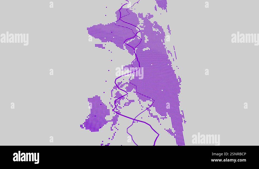 purple dotted map of Asia, Australia, and parts of Europe and Africa ...