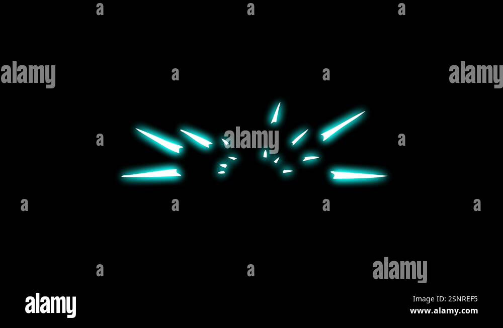 Lightning Thunder Boom Electrical Cartoon energy Animation, vfx element ...