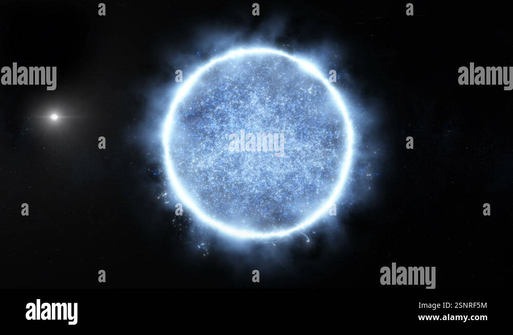 Concept animation of a strange star in the Milky Way Stock Video ...
