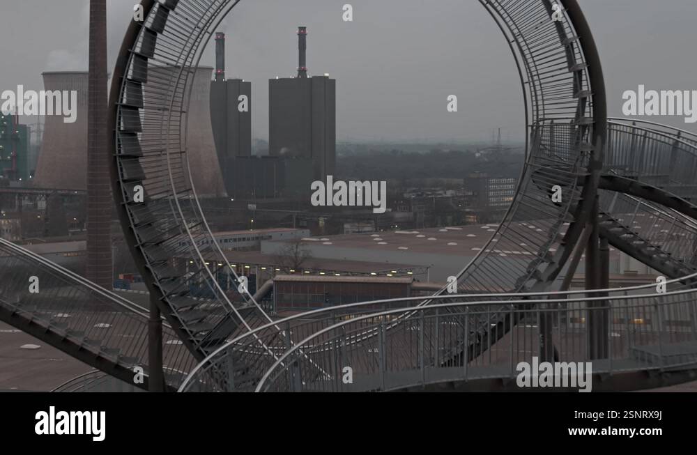Tiger and Turtle, Magic Mountain, art installation, drone pull back ...