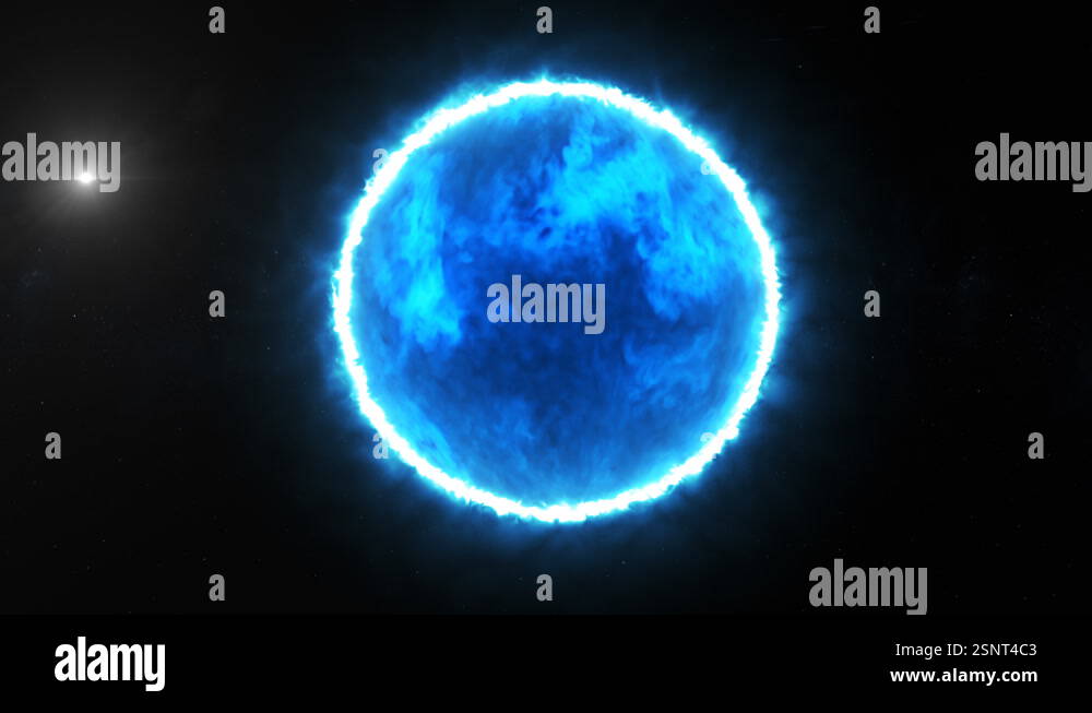 Concept animation of a white dwarf star in the Milky Way Stock Video ...