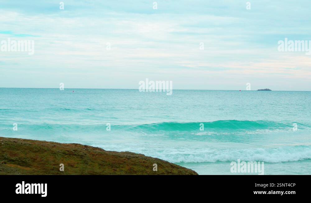 Sea blue ocean summer background wave water nature island blue sky ...