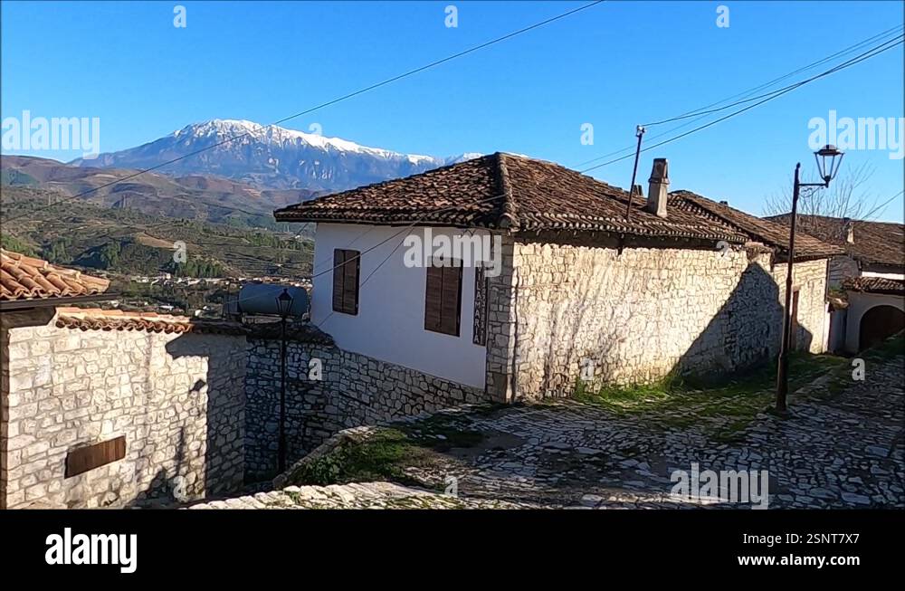 Albanian, Berat, Kalaja e Beratit, Berat Castle Stock Video Footage - Alamy