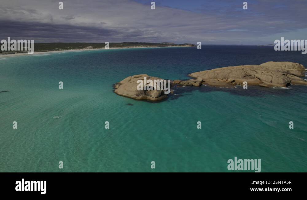 Prestine Turquoise Water and Hobos rock at Esperance Twilight beach ...