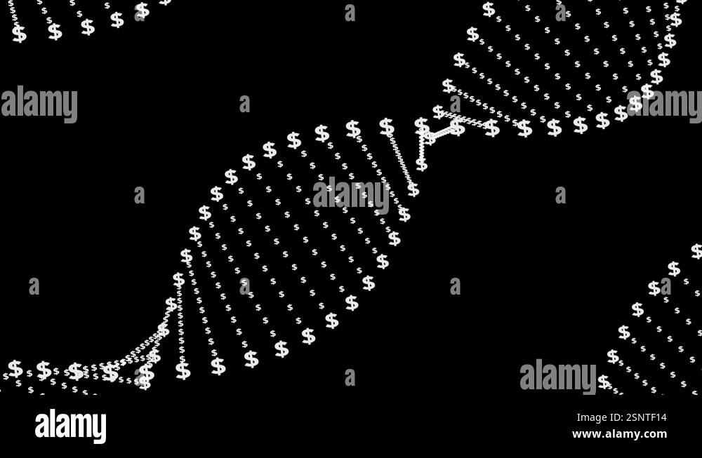 Serbia map emerges from dollar-sign DNA string in this cinematic 4K ...
