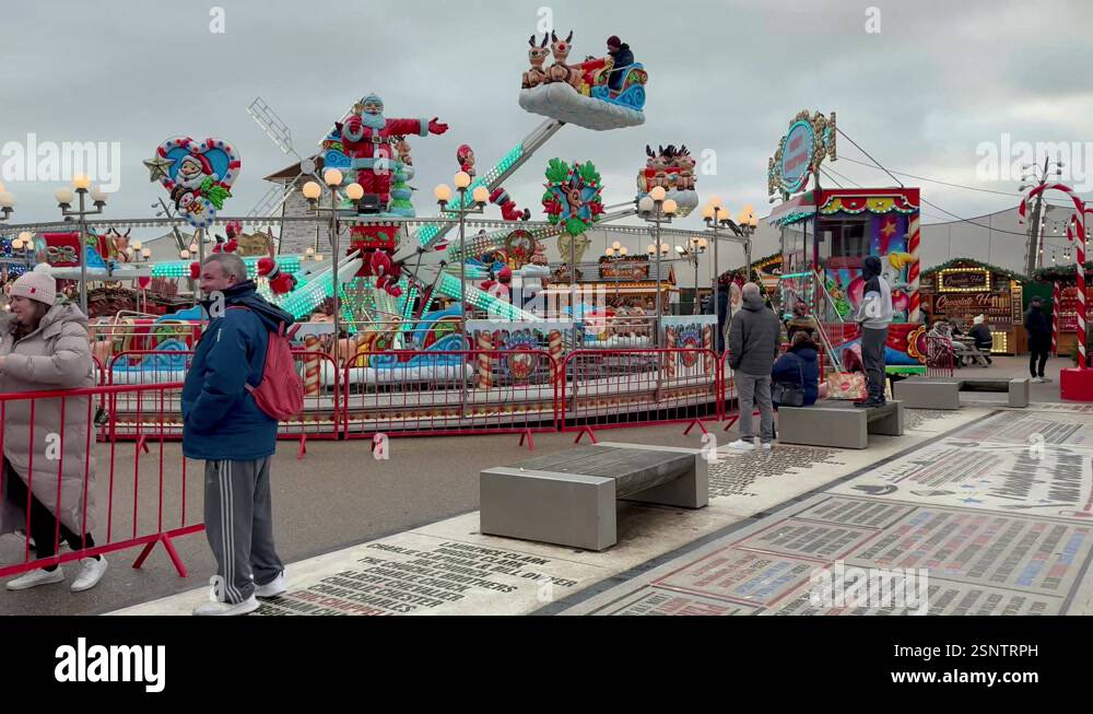 Blackpool, UK. 2024 Dec, 29; Promenade Christmas By The Sea ...