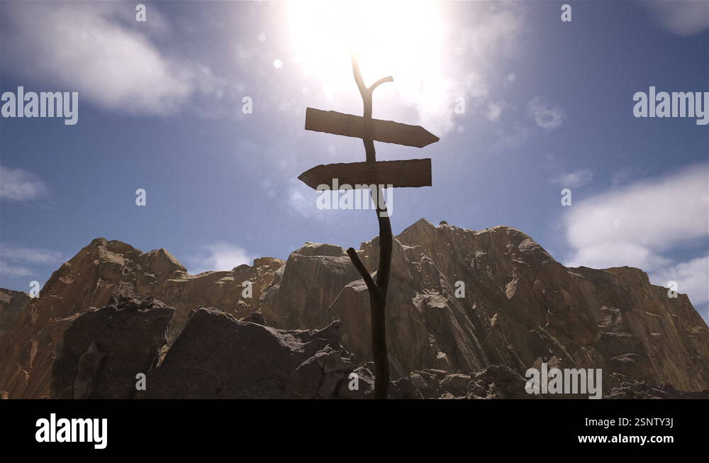 Choosing the right way, 3D animation Stock Video Footage - Alamy