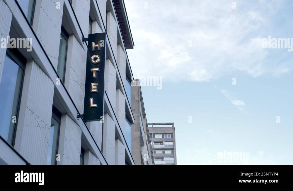 Vertical hotel sign Stock Videos & Footage - HD and 4K Video Clips - Alamy