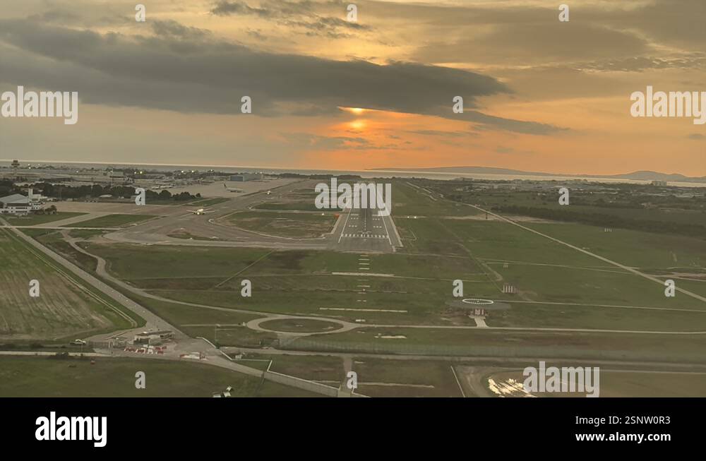 A real time approach and landing through the pilot’s eyes from a jet ...