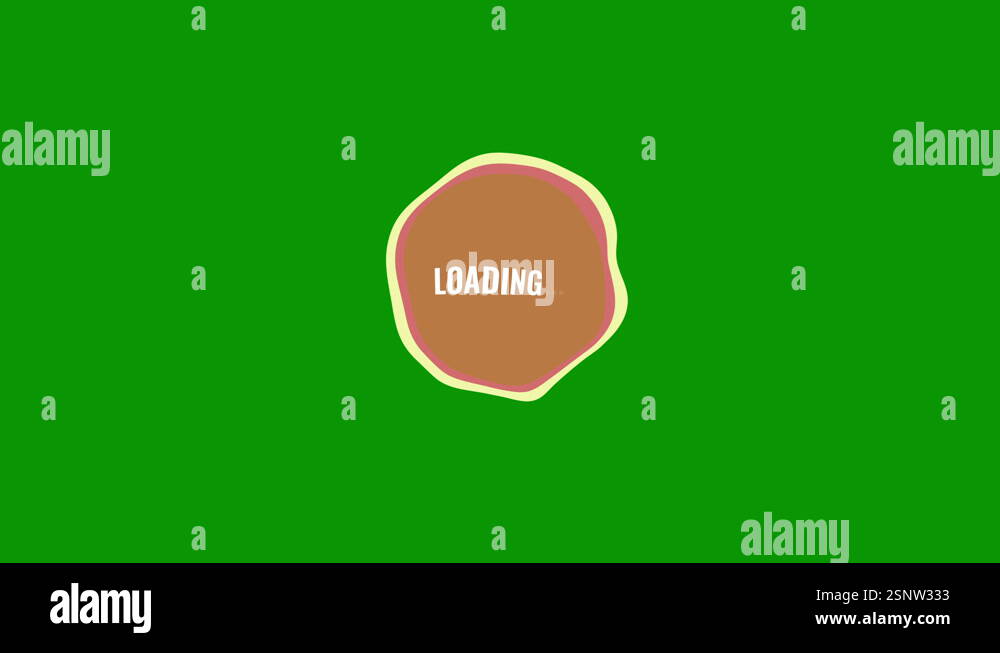 Dynamic Bubble Loading Animation on green screen for High-Quality Game ...