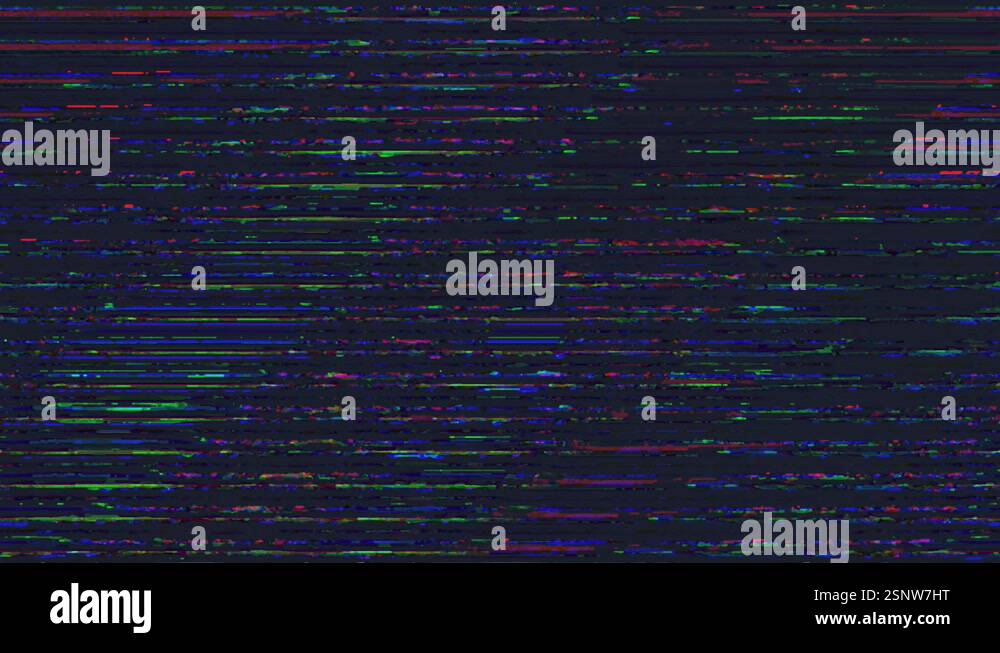 Digital glitch background animation showing interference lines and ...