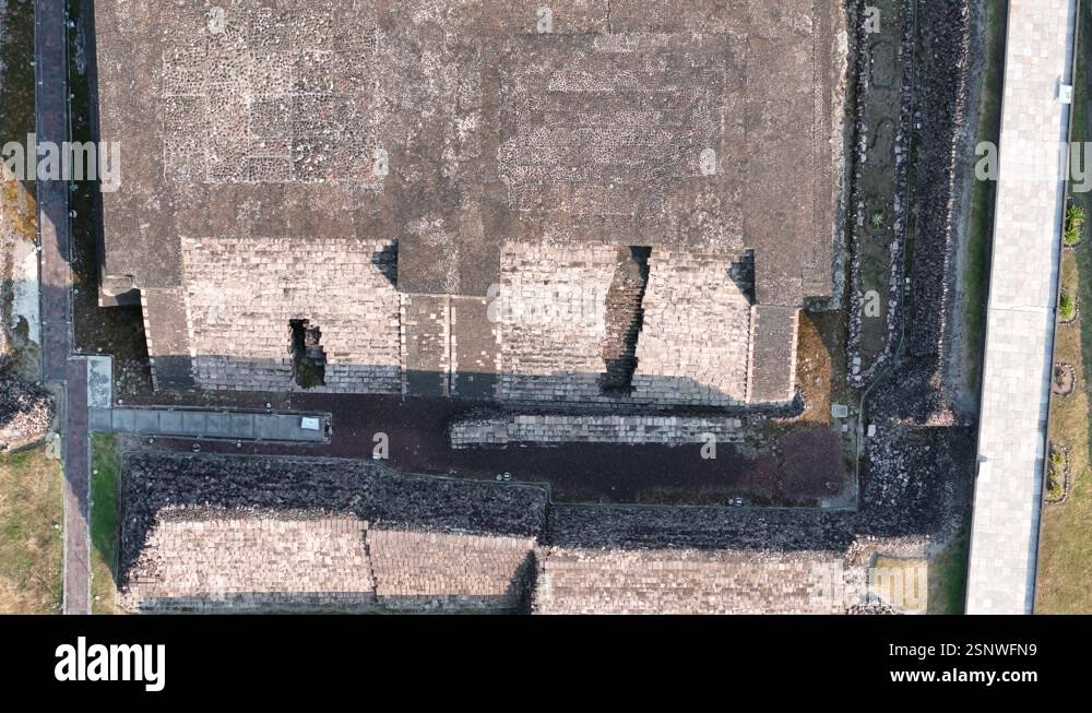 shot of aztec pyramid stairs and plaza in tlatelolco mexico city Stock ...
