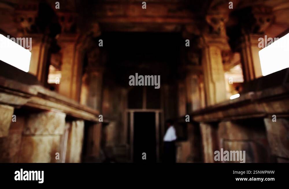 interiors of a temple Stock Video Footage - Alamy