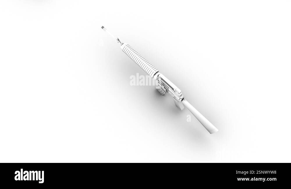 Boom down from a single Rifle revealing endless Rifles Stock Video ...