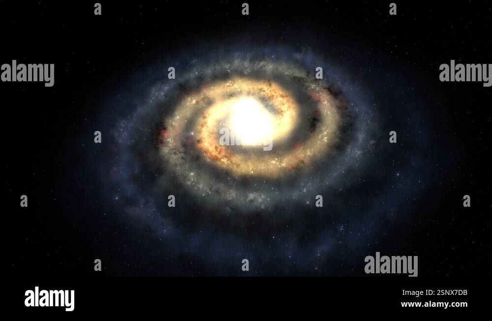 Loopable animation of a warp tunnel in outer space. Light strike ...