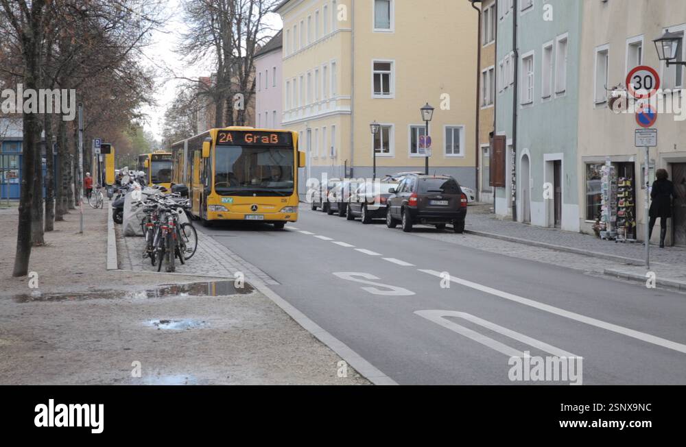 Regensburg Public Buses Germany Stock Video Footage - Alamy