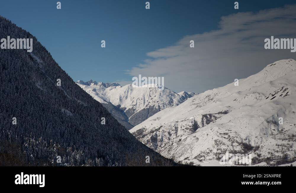 pyrenees mountain timelapse Stock Video Footage - Alamy