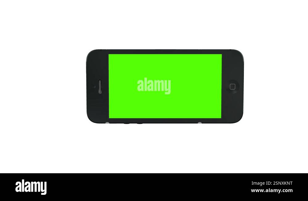 3D Smart Phone Animation with Green Screen Stock Video Footage - Alamy