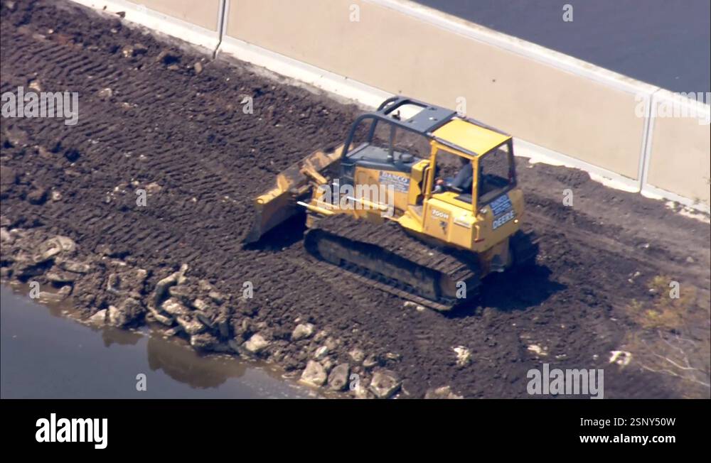 Hurricane Katrina Levee Destruction Stock Video Footage - Alamy