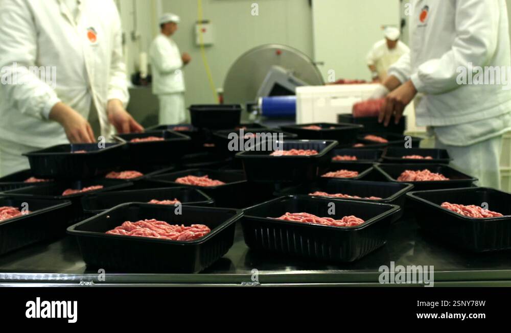 raw meat packaging of fresh pork,butchers, fresh pork, butcher meat ...