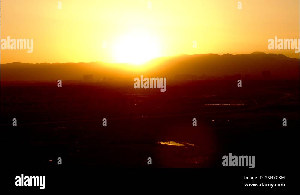 Las Vegas Nevada Sunset Stock Video Footage - Alamy