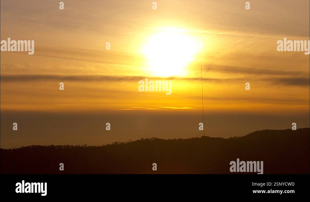 Aerial Footage Sunset Stock Video Footage - Alamy