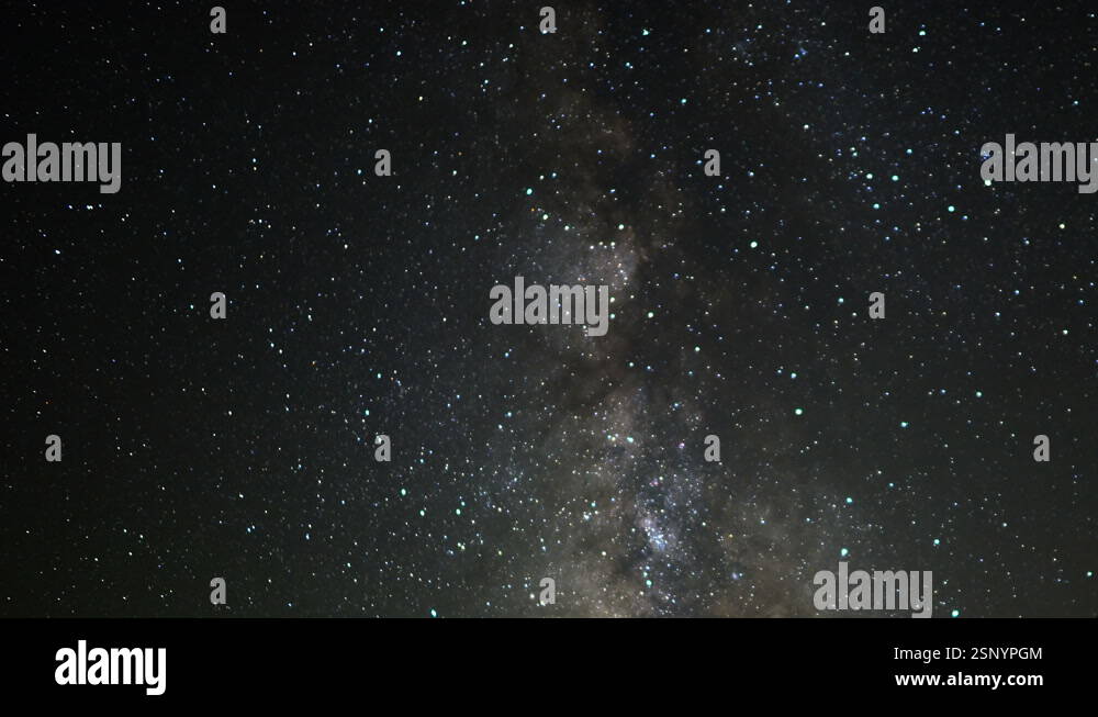 4K Milky Way Galaxy 11 Timelapse Trona Pinnacles 2014 Stock Video ...