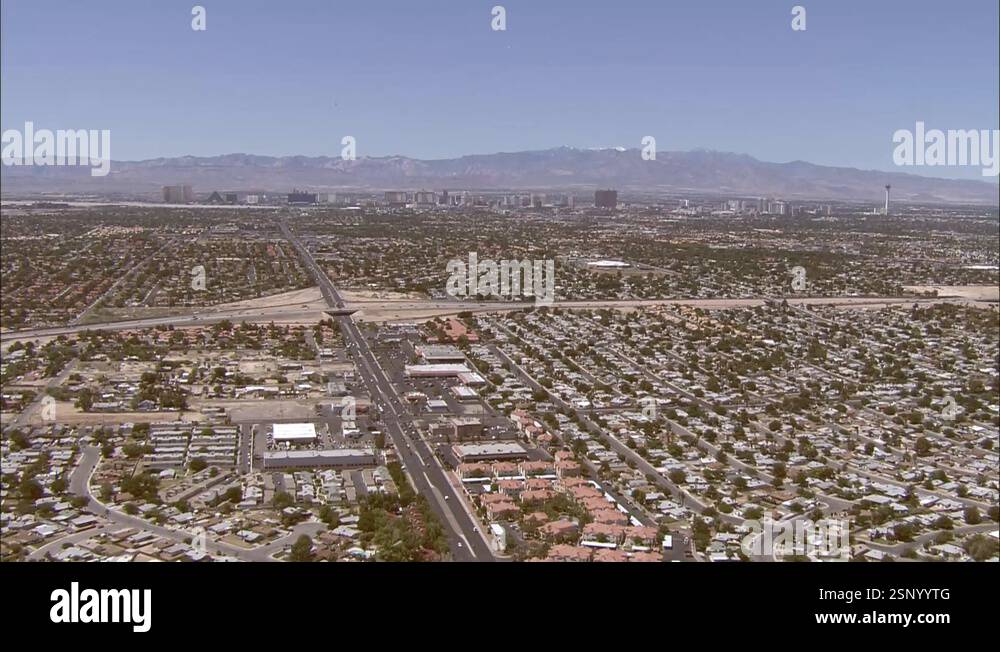 Residential Suburbs Las Vegas Nevada Stock Video Footage - Alamy