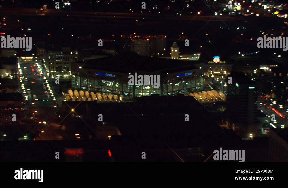 Utah Nightlife Bright Skyline Stock Video Footage - Alamy