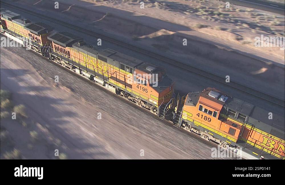 Arizona Desert Train Stock Video Footage - Alamy