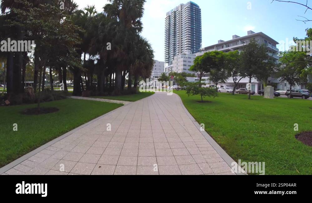 Collins Park Miami Beach Stock Video Footage - Alamy