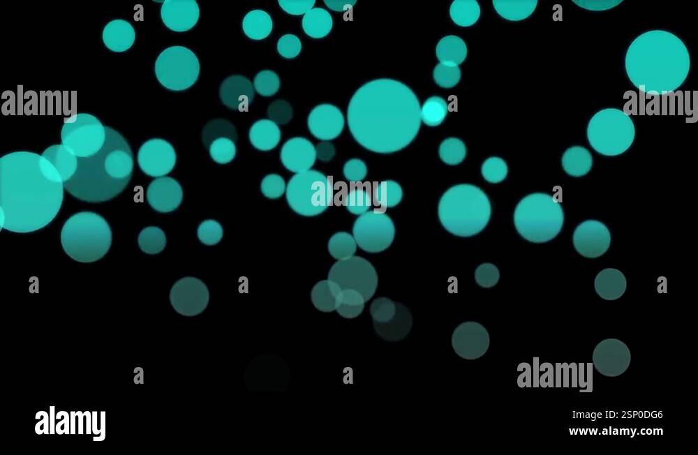 4K Seamless Looping Light Blue Large Field Particles Motion Abstract ...