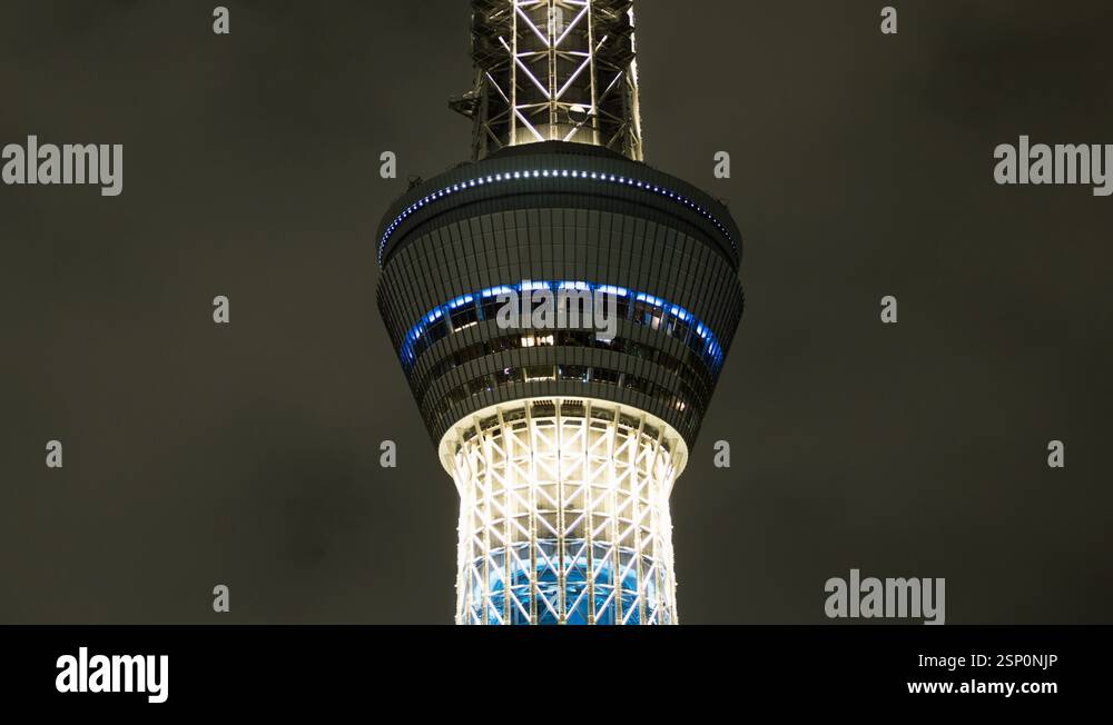 sky tree tower city tokyo japan structure Stock Video Footage - Alamy