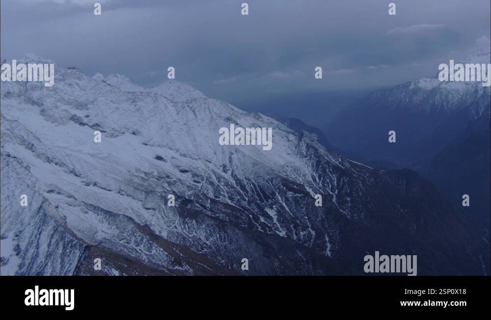 Snow Himalaya Mountains Peaks Canyon Stock Video Footage - Alamy