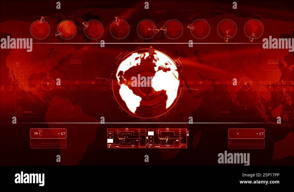 news and technology background LOOP red Stock Video Footage - Alamy