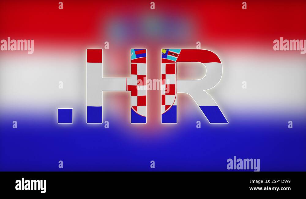 HR - Internet Domain of Croatia Stock Video Footage - Alamy