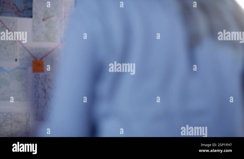 4K Tough female Police Detective interrogating crime suspect in ...