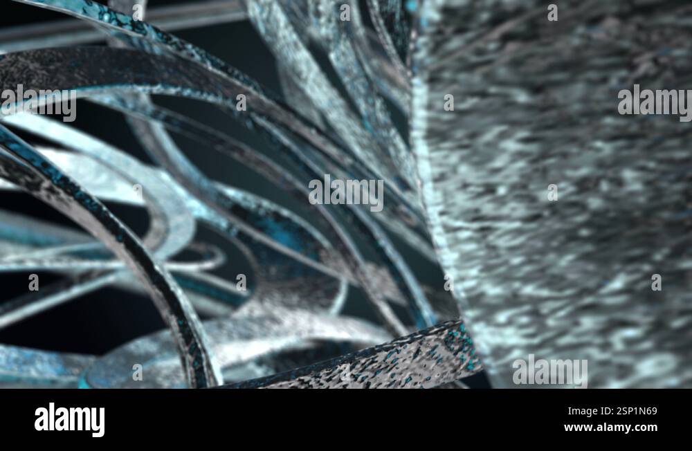 Abstract Deforming Background Animation - Ice Stock Video Footage - Alamy