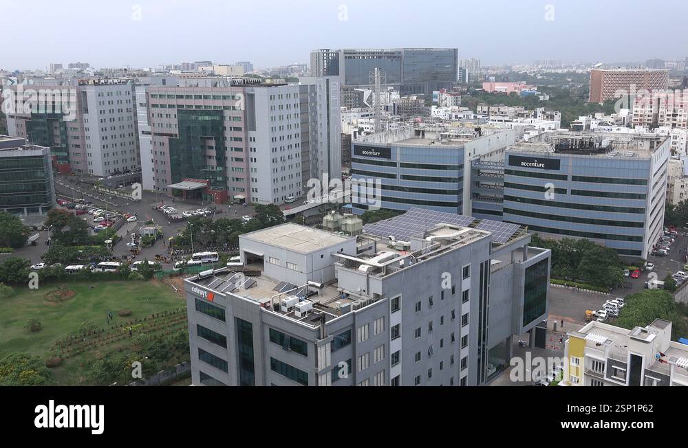 Multinational corporations, office buildings, technology hub in ...